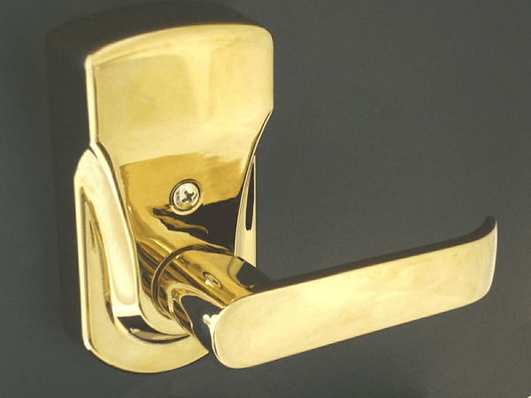 AN Electronic Keyless Door Lock Polished Brass Finish – safesetc