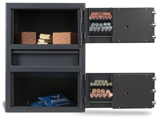 Amsec MM2820 Center Drop Money Manager Depository Safe – safesetc